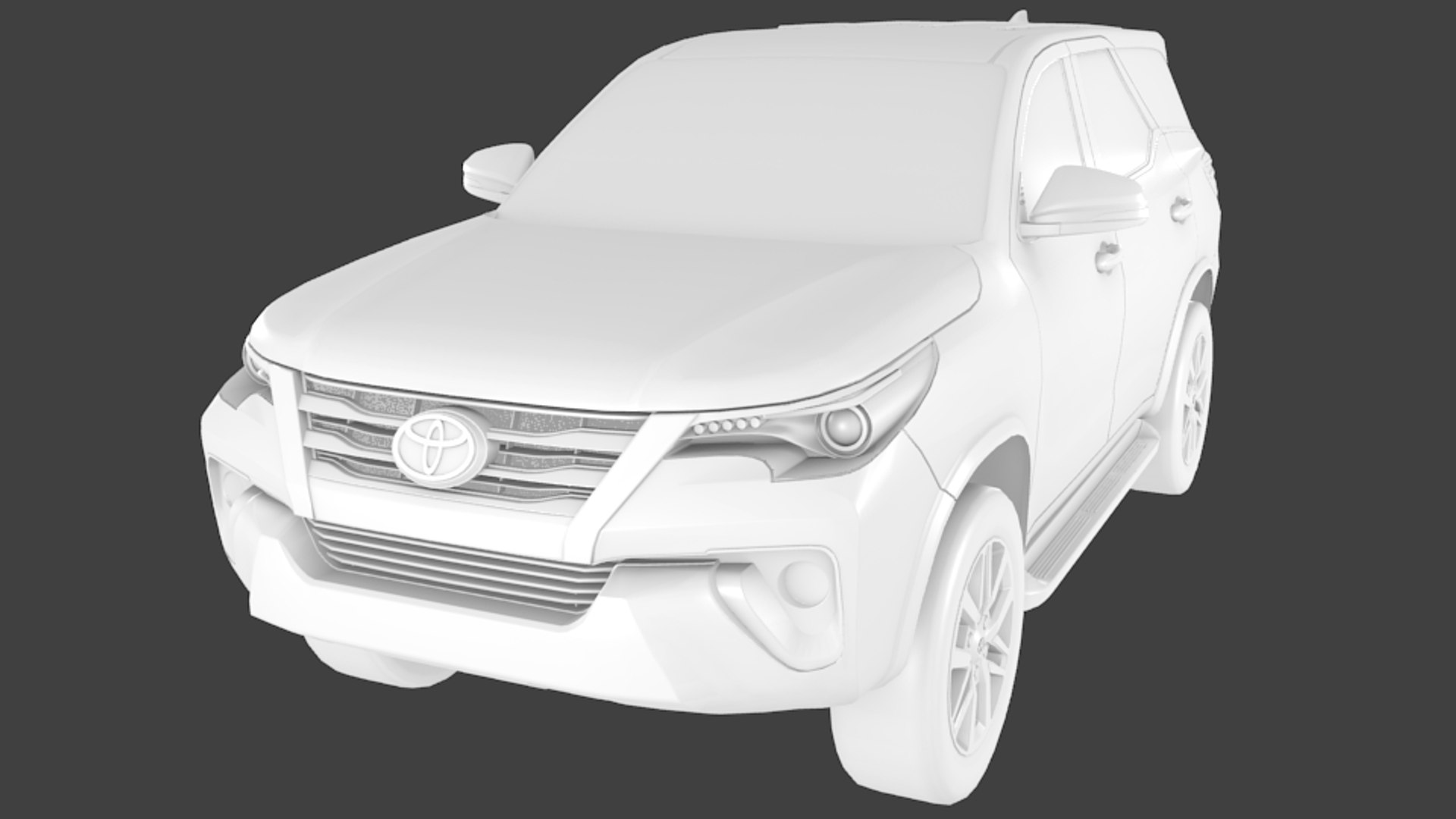 3D Toyota Fortuner - TurboSquid 1623068