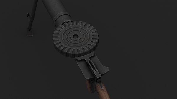 3D Lewis Gun - TurboSquid 1822450