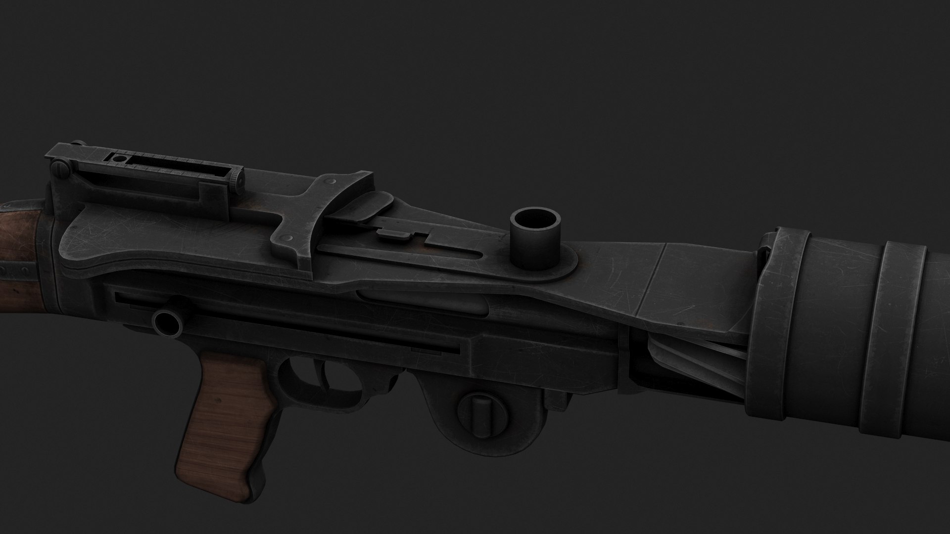 3D Lewis Gun - TurboSquid 1822450