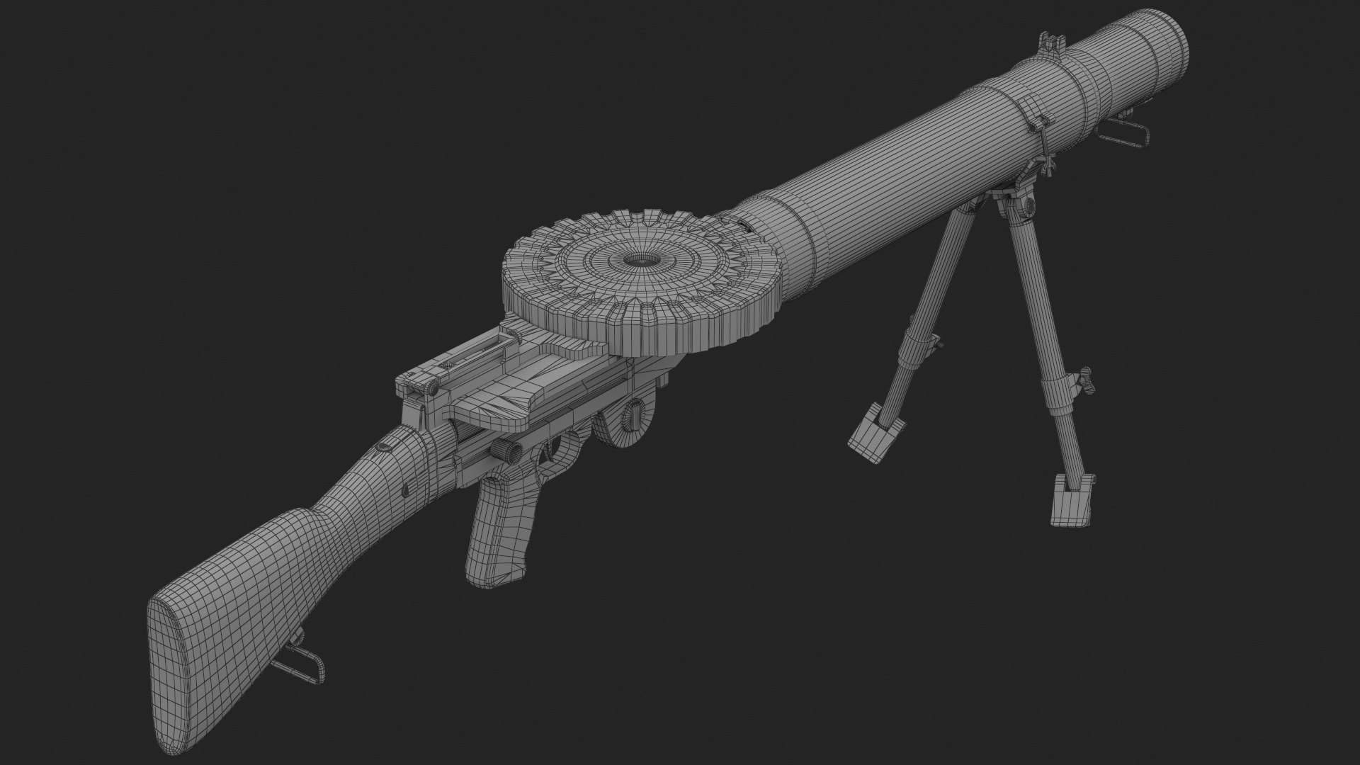 3D Lewis Gun - TurboSquid 1822450
