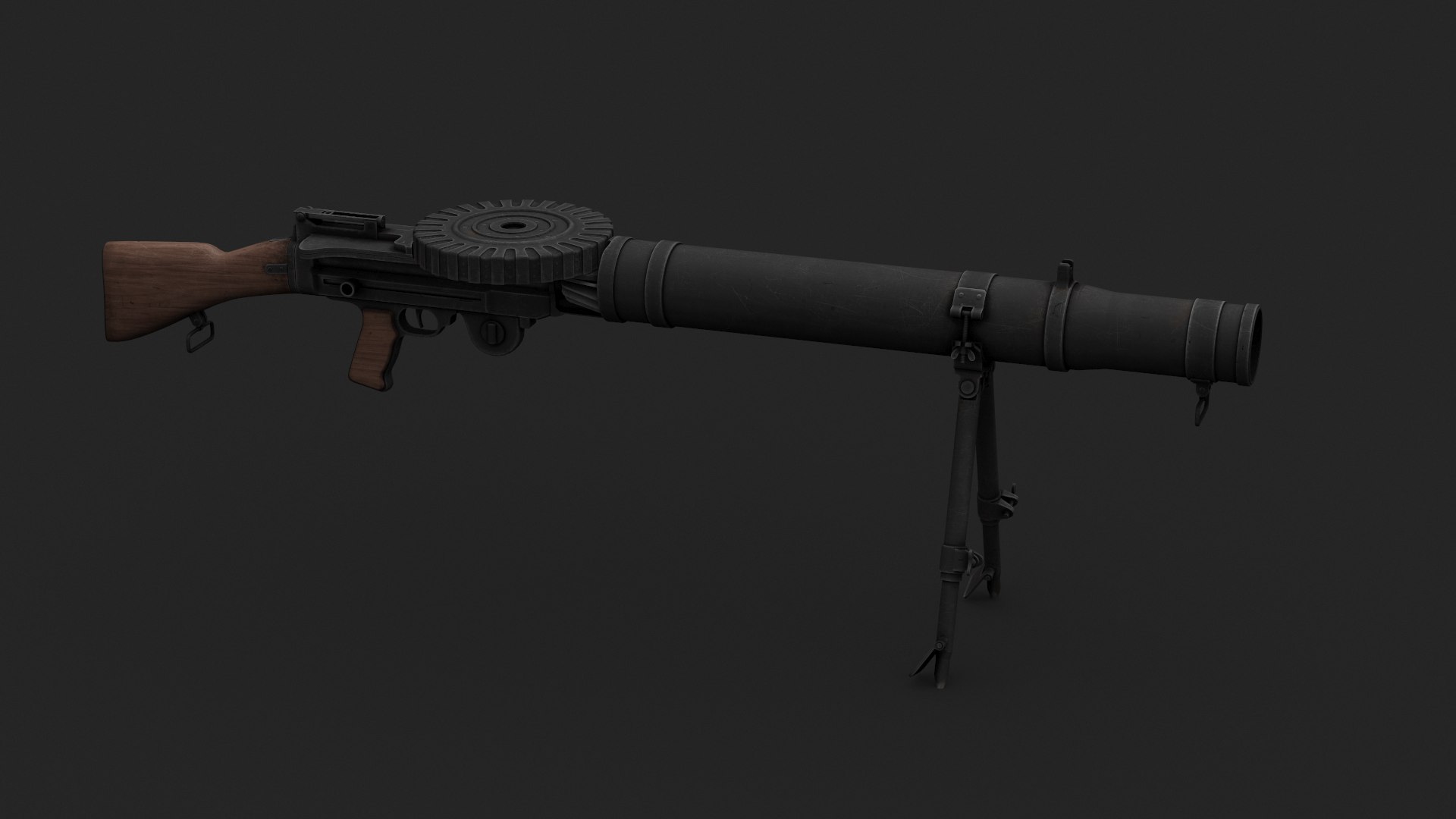 3D Lewis Gun - TurboSquid 1822450