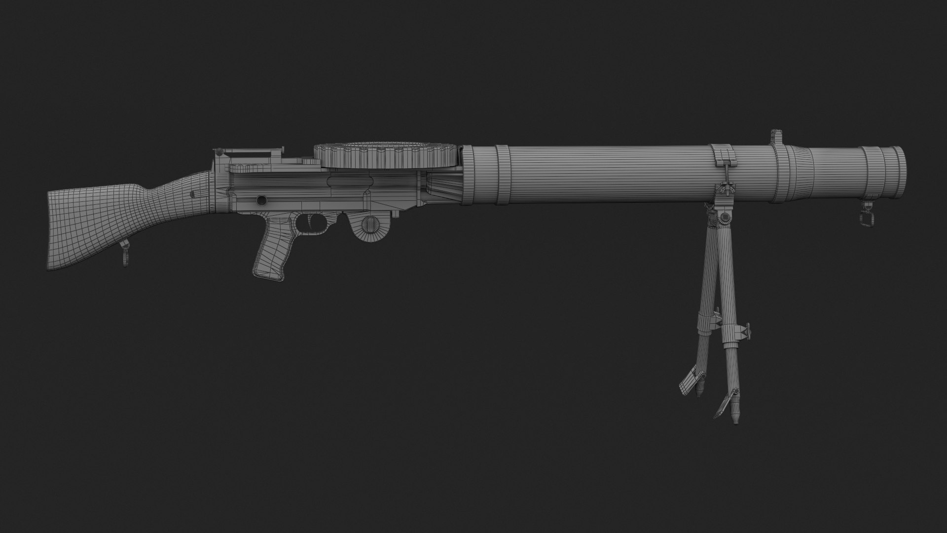 3D Lewis Gun - TurboSquid 1822450