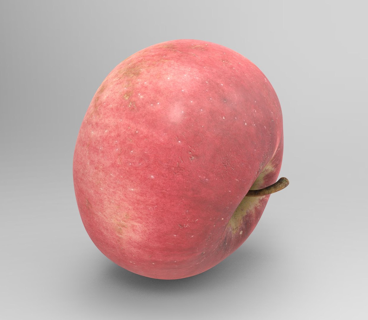 3D Model Apple And Half An Apple - TurboSquid 1948809