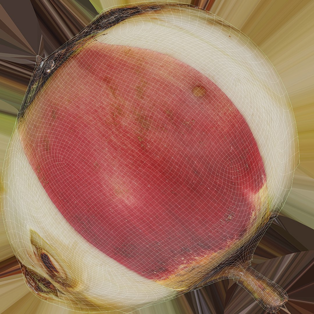 3D Model Apple And Half An Apple - TurboSquid 1948809