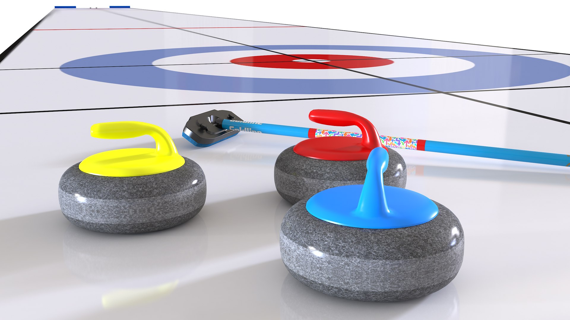 3D Curling Sport - TurboSquid 1628656