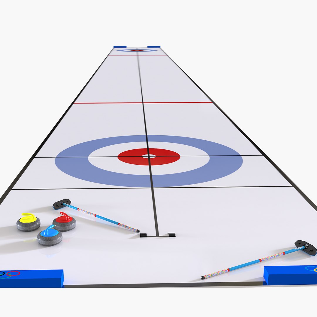 3D curling sport - TurboSquid 1628656