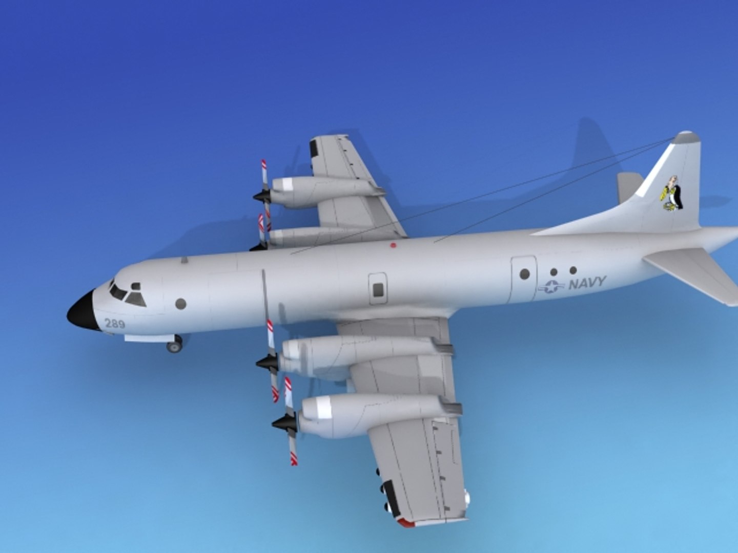 Orion Lockheed P-3 Navy 3d Lwo