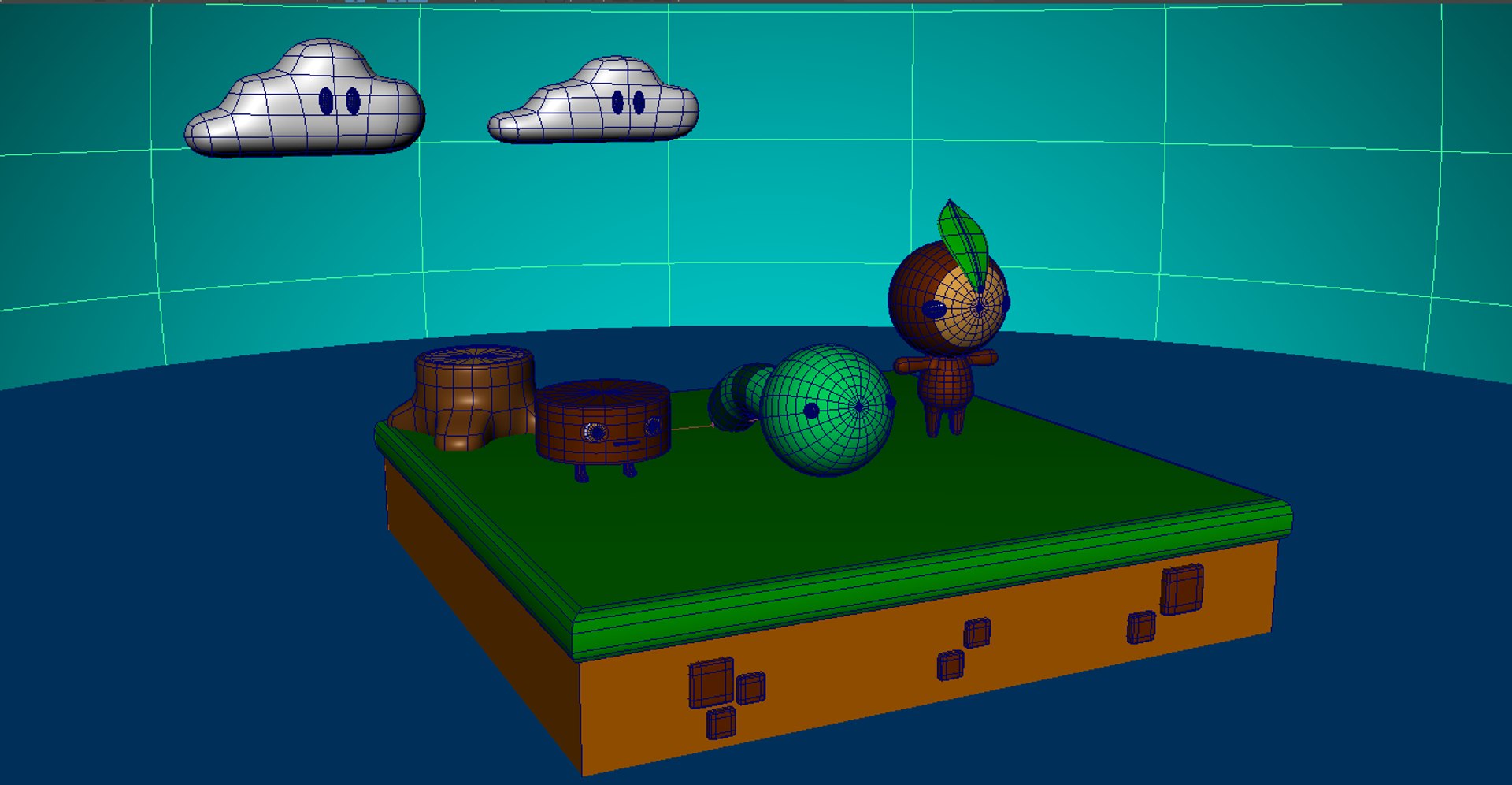 3D Scene Cute Characters Model - TurboSquid 1228935