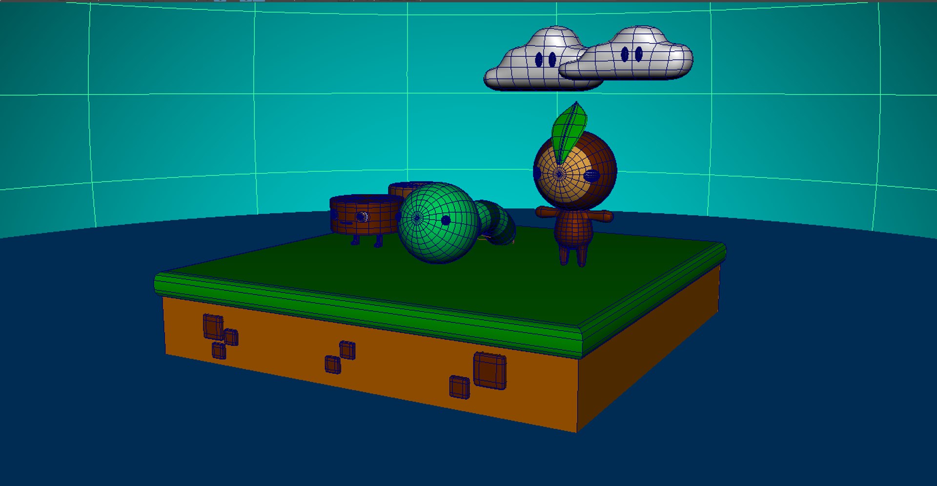 3D Scene Cute Characters Model - TurboSquid 1228935