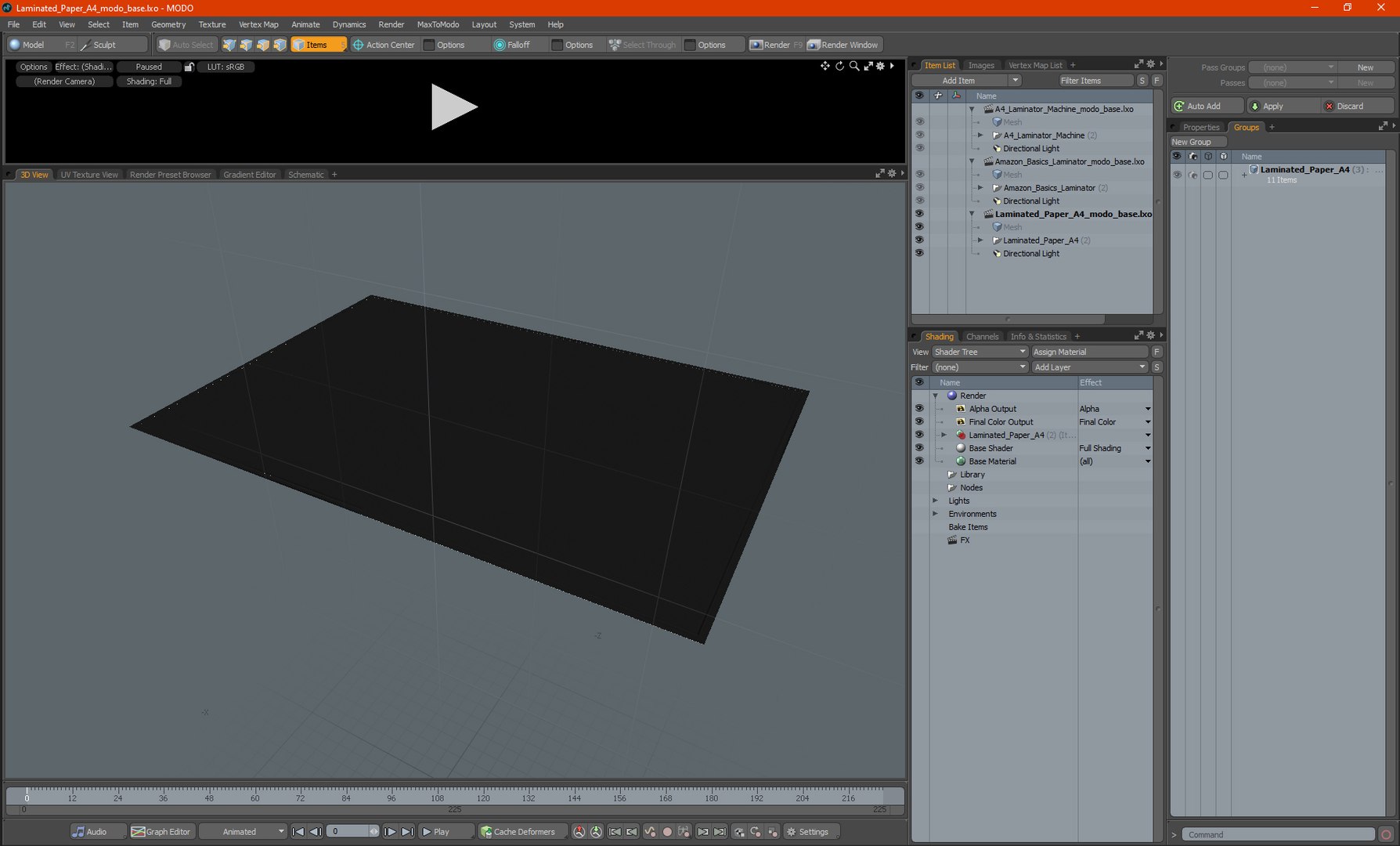 3D Laminated Paper A4 - TurboSquid 1902183