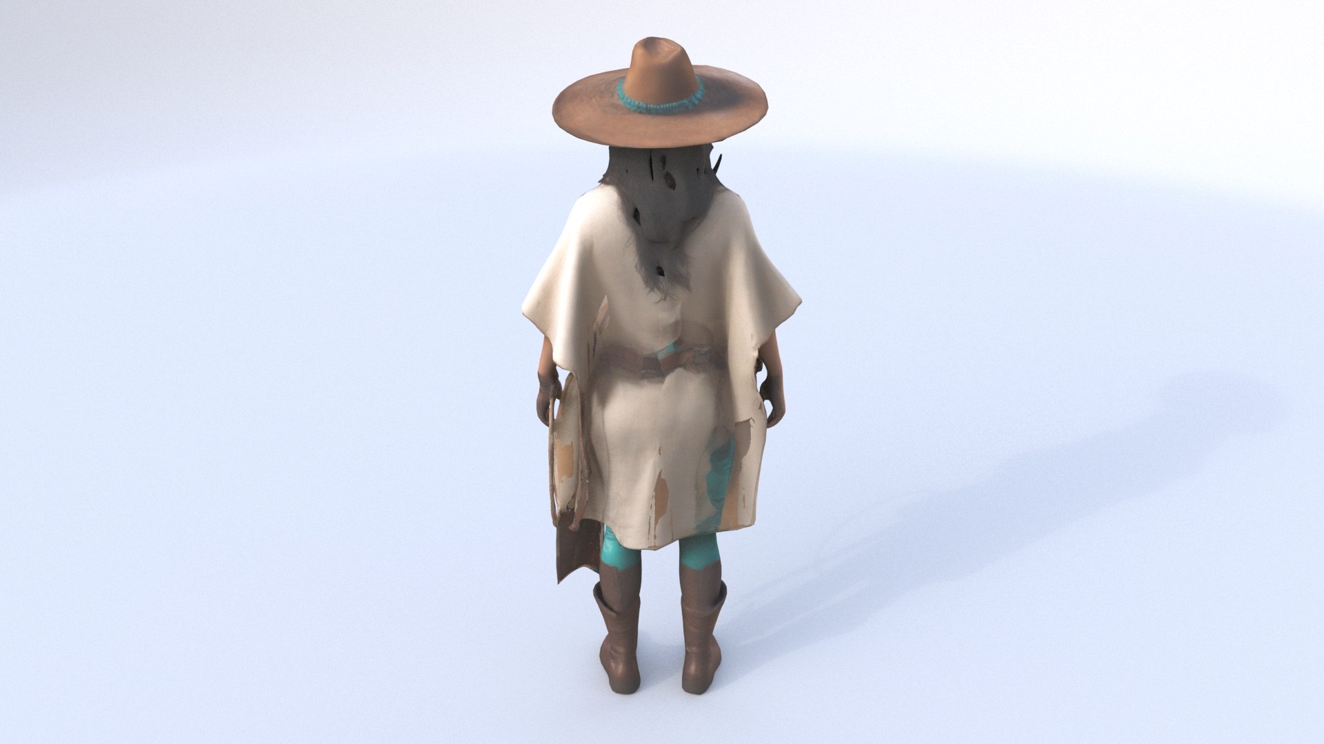 Cowboy4 3D Model - TurboSquid 2335053