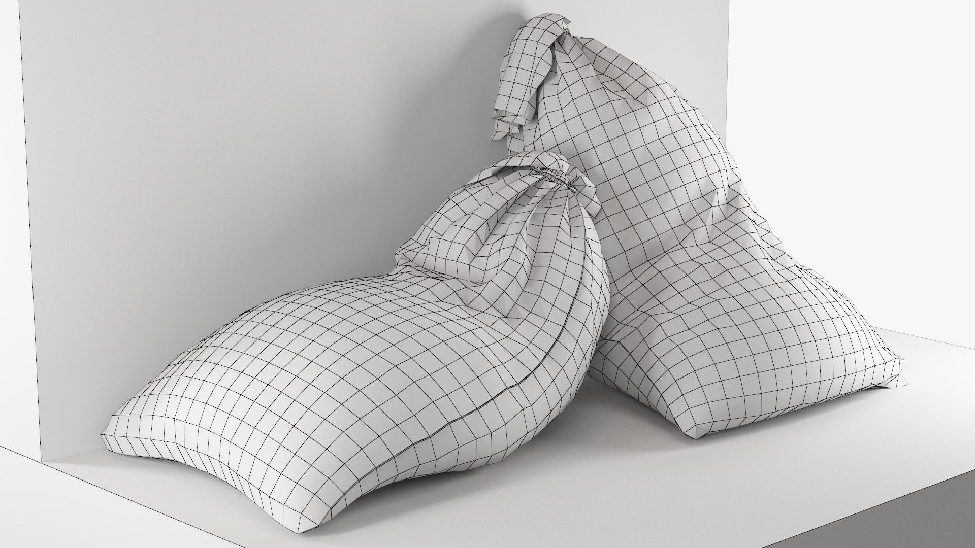 3D Fabric Sack Realistic Low Poly Model - TurboSquid 1819871