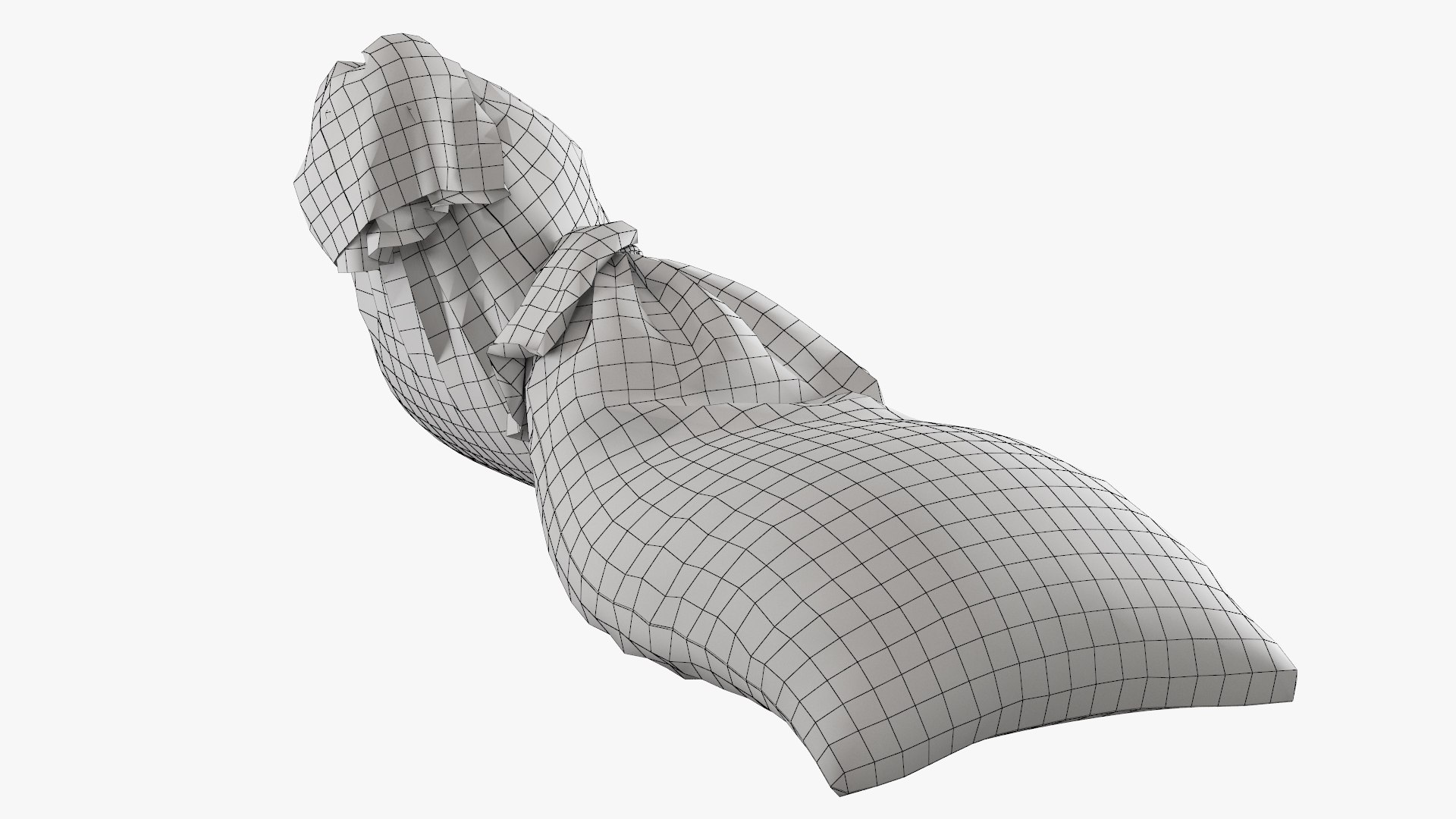 3D Fabric Sack Realistic Low Poly Model - TurboSquid 1819871