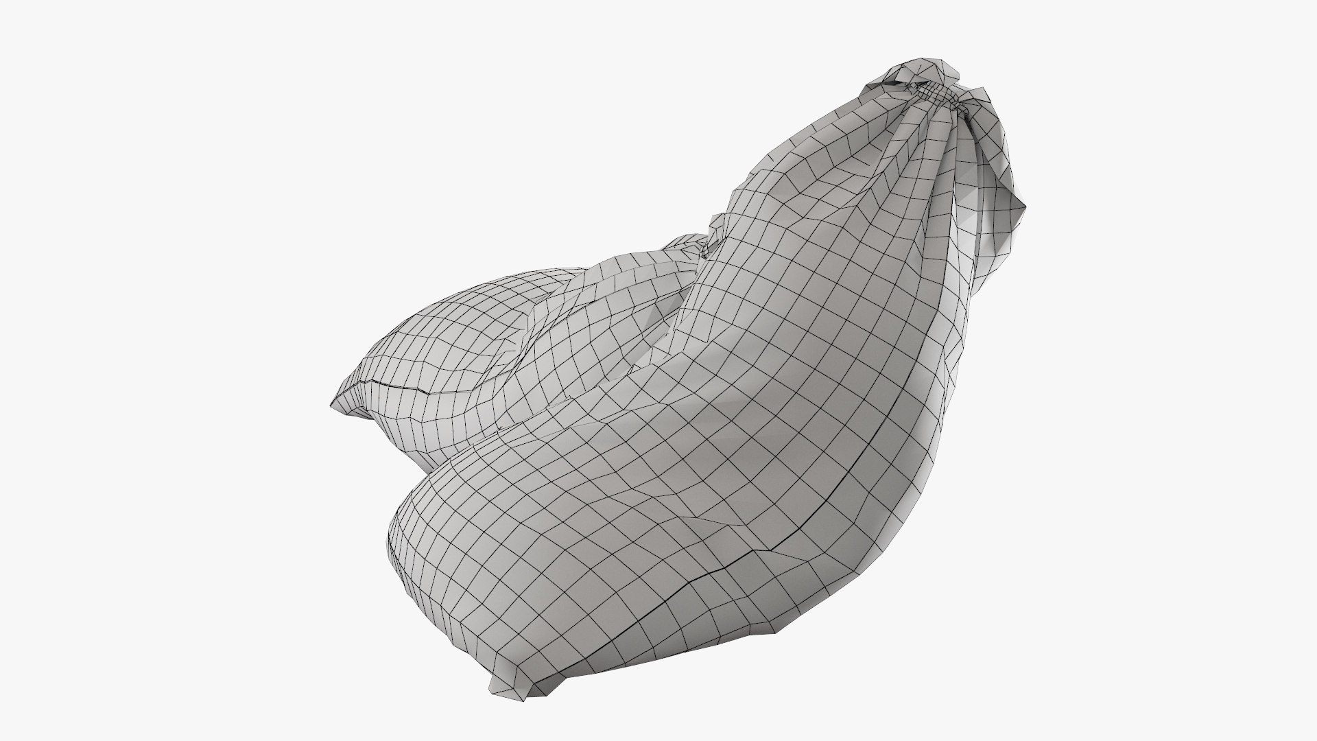 3D Fabric Sack Realistic Low Poly Model - TurboSquid 1819871