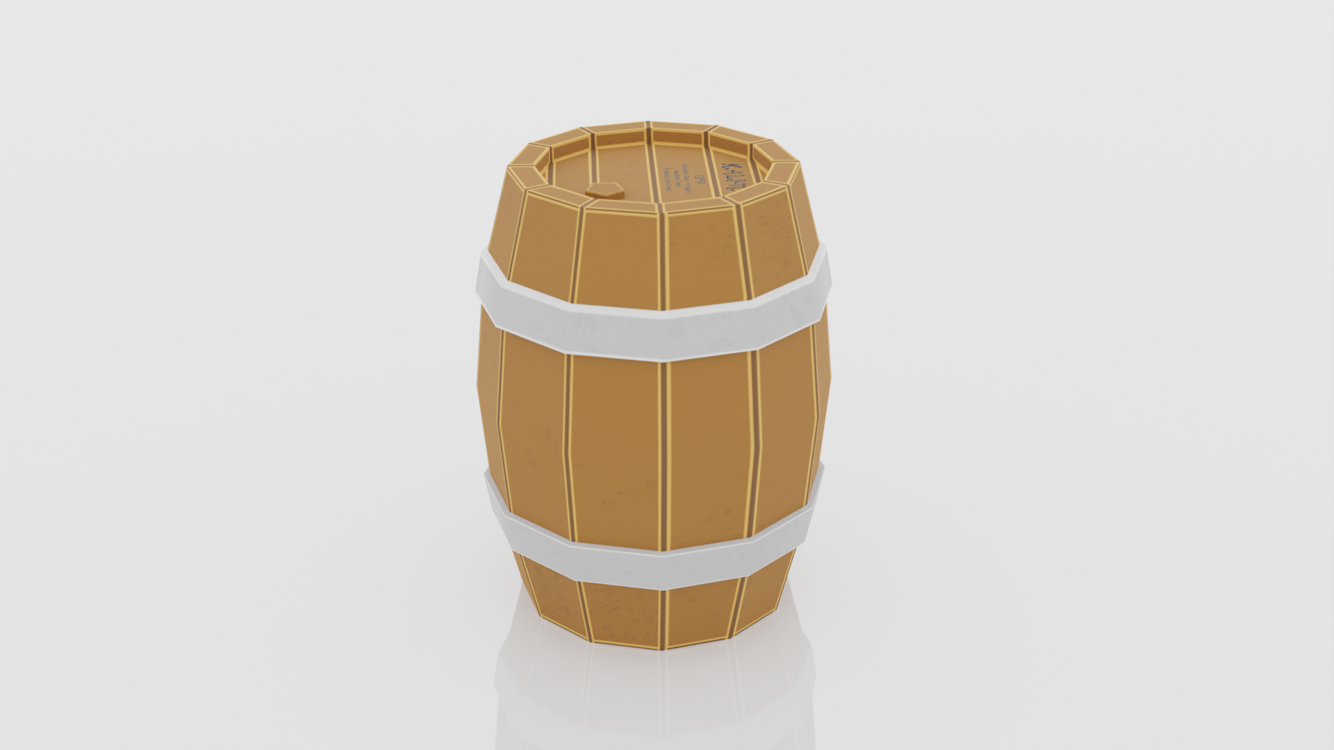 Wine Barrel 3D Model - TurboSquid 1966126