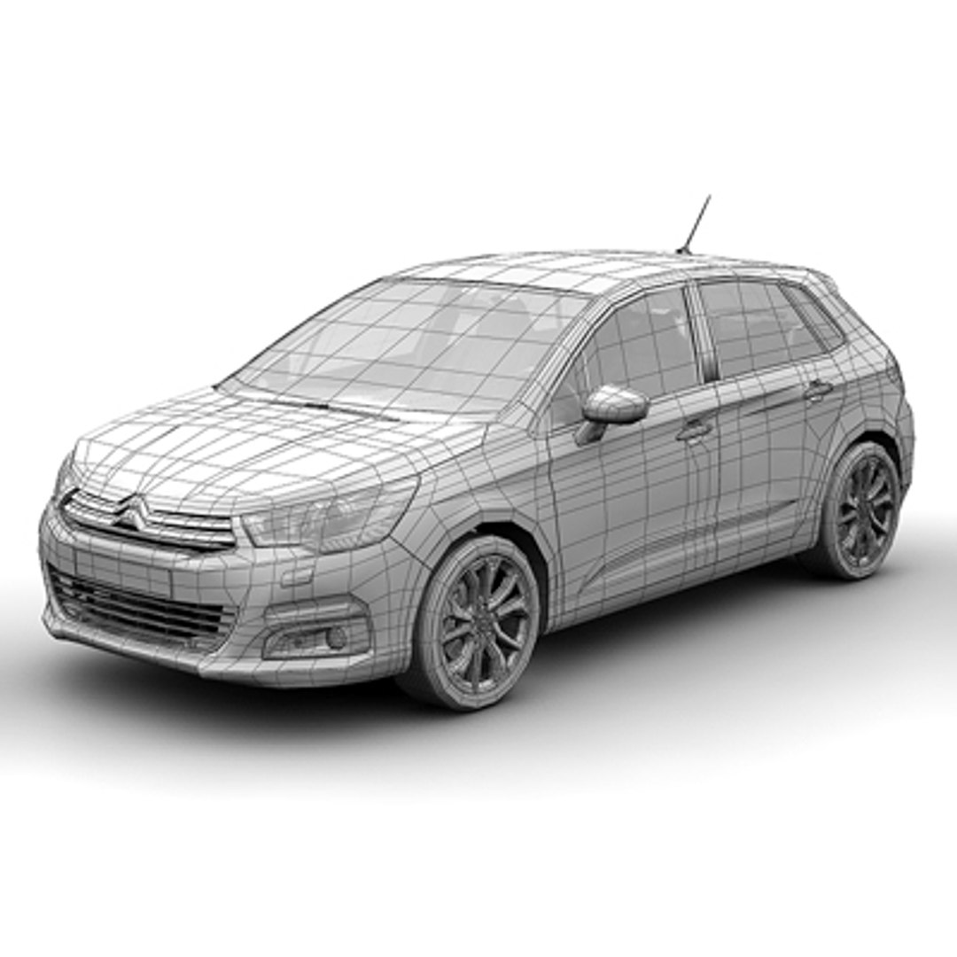 3d model citroen c4
