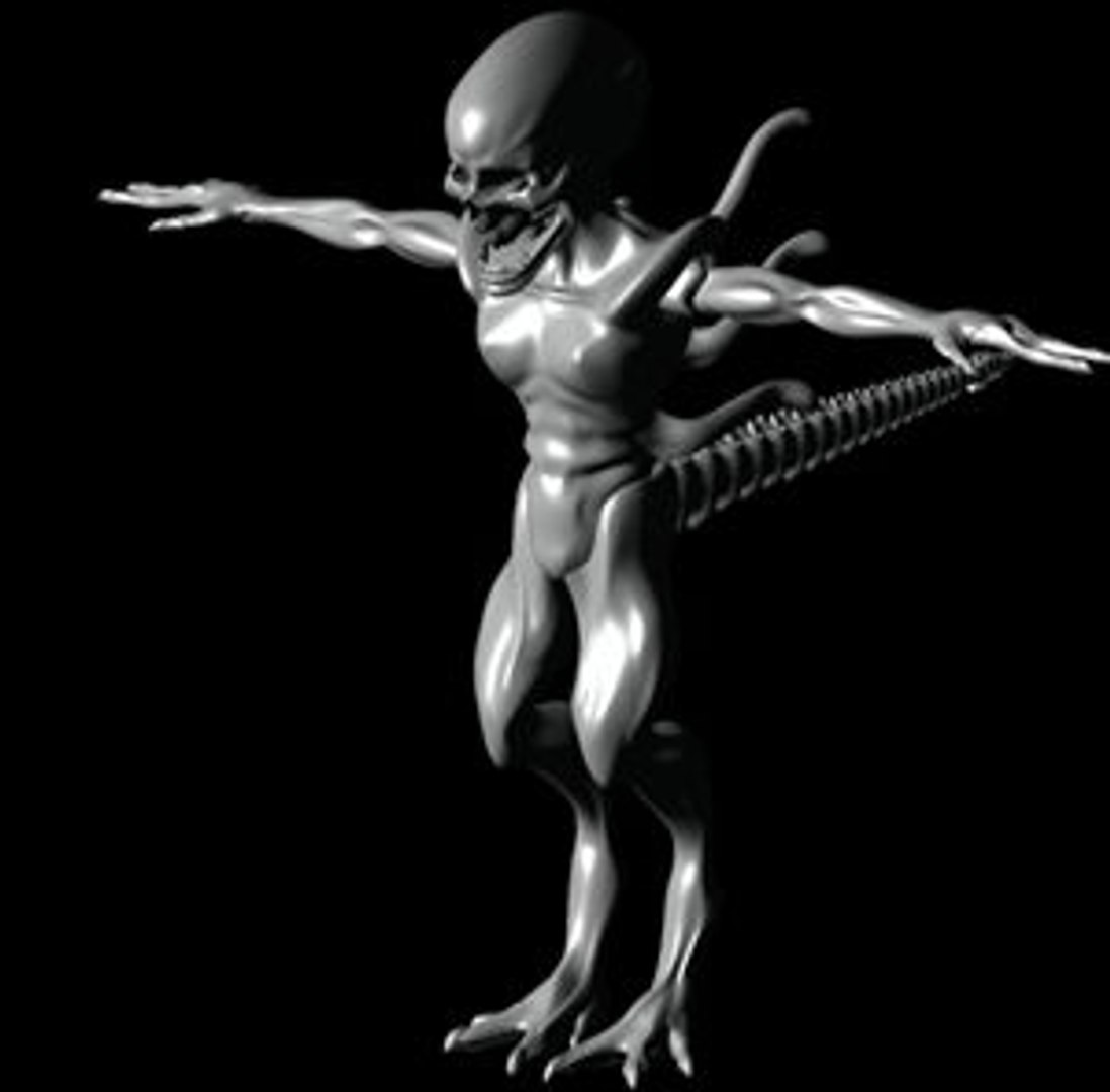 Alien Creature 3d Model