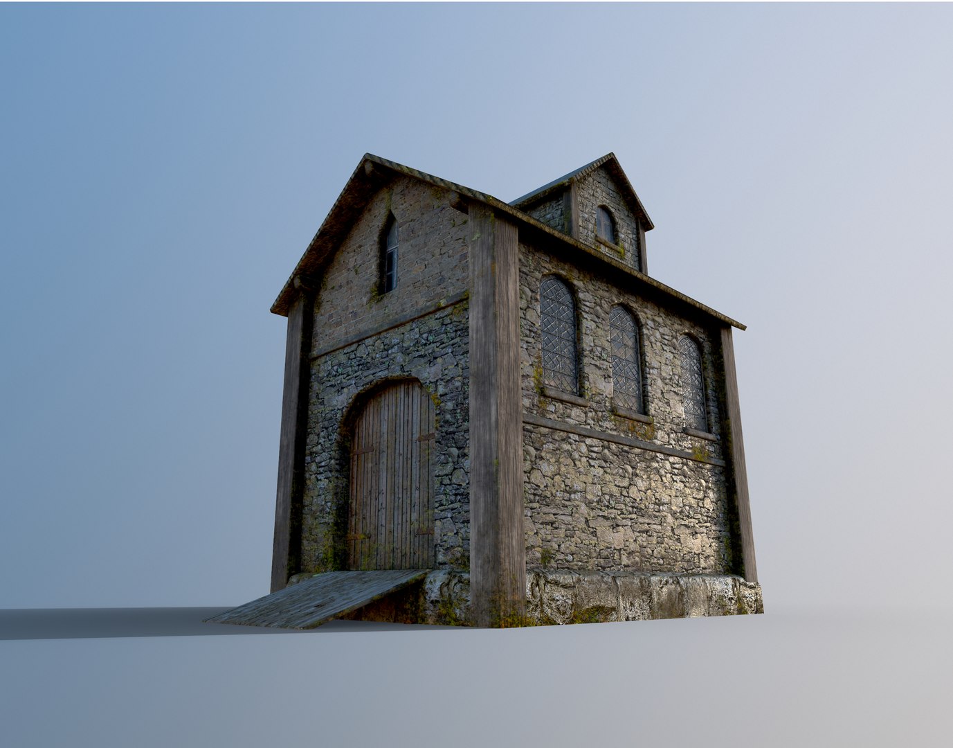 Medieval Stone Barn 3D Model - TurboSquid 2016137