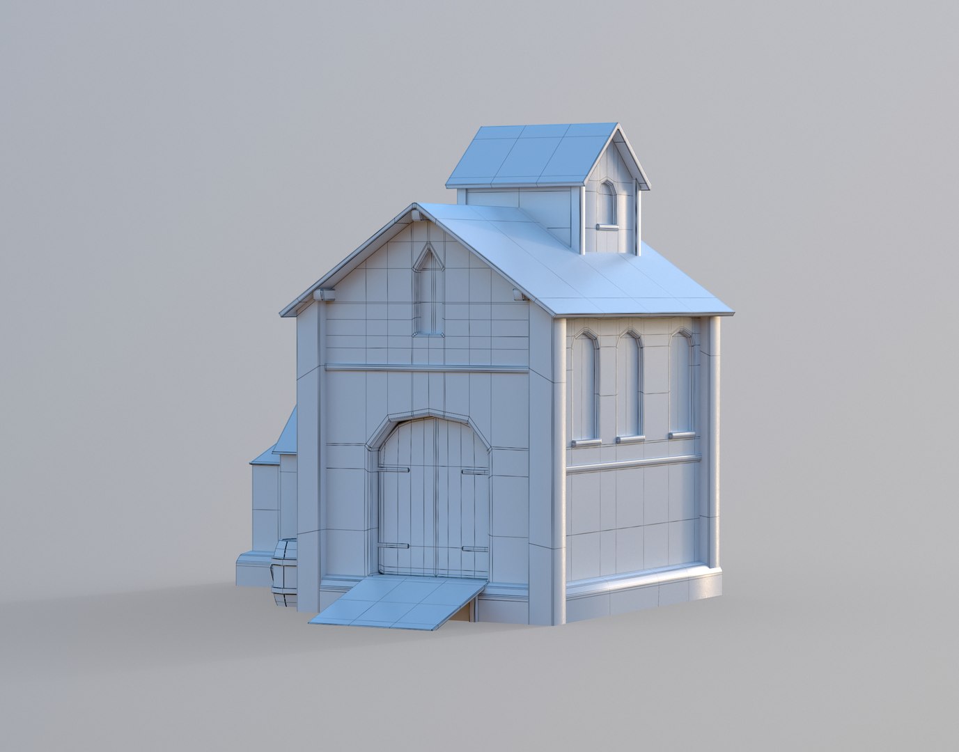 Medieval Stone Barn 3D Model - TurboSquid 2016137