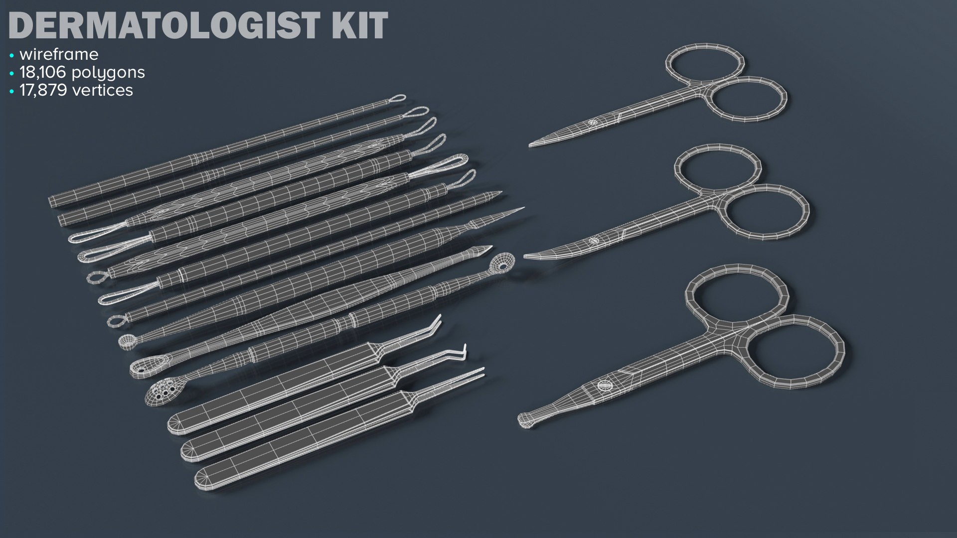 Dermatologist Kit 3D model - TurboSquid 2173473