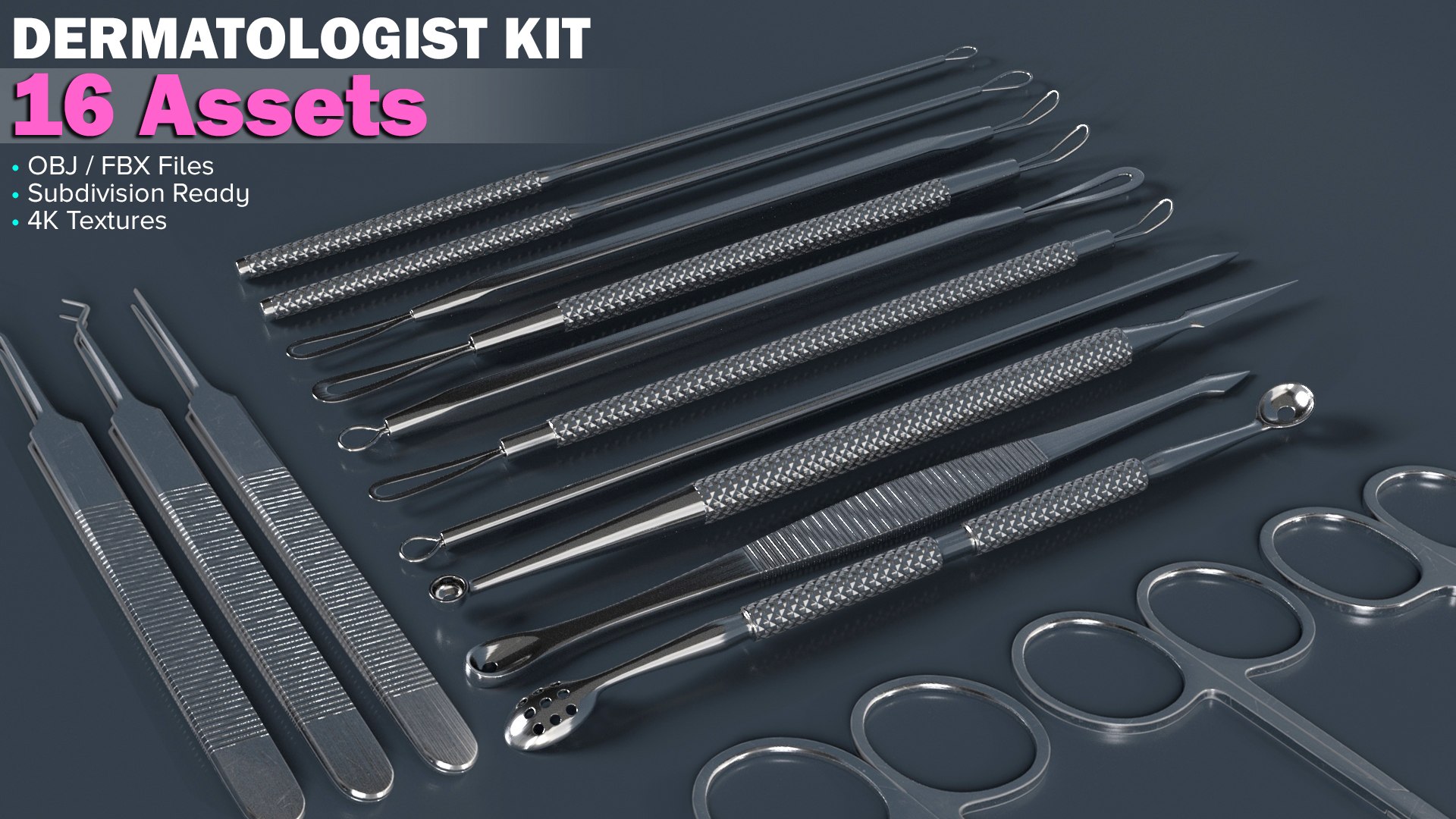 Dermatologist Kit 3D model - TurboSquid 2173473