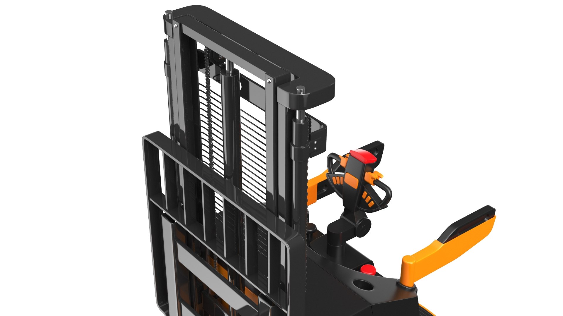 Detailed Electric Pallet Stacker 3D Model - TurboSquid 2119740