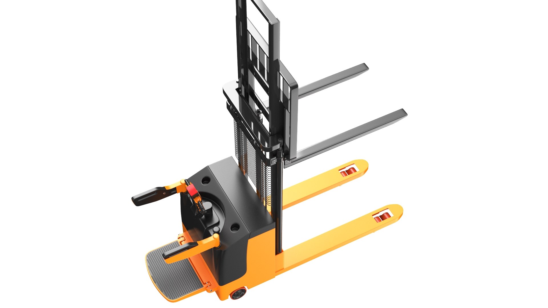 Detailed Electric Pallet Stacker 3D Model - TurboSquid 2119740