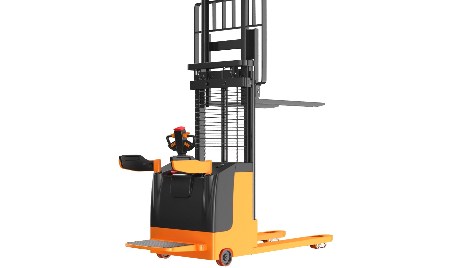 Detailed Electric Pallet Stacker 3D Model - TurboSquid 2119740