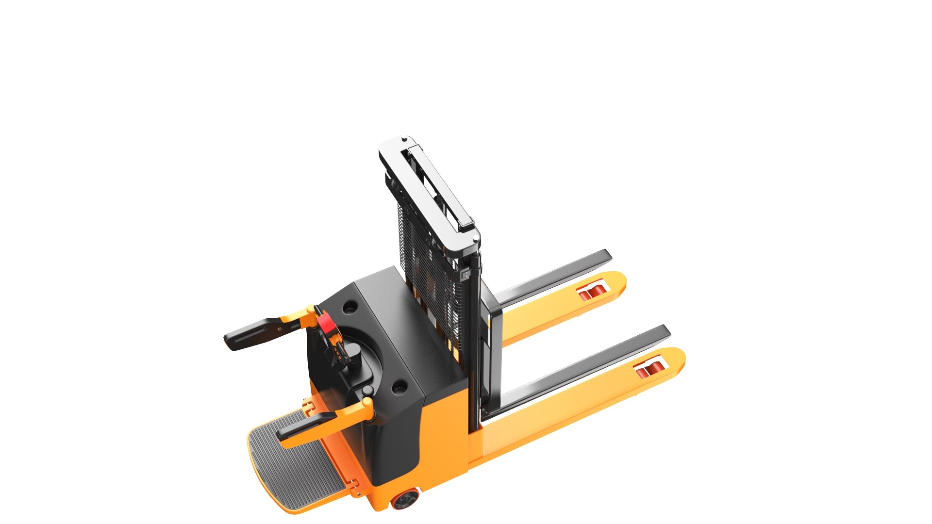 Detailed Electric Pallet Stacker 3D Model - TurboSquid 2119740