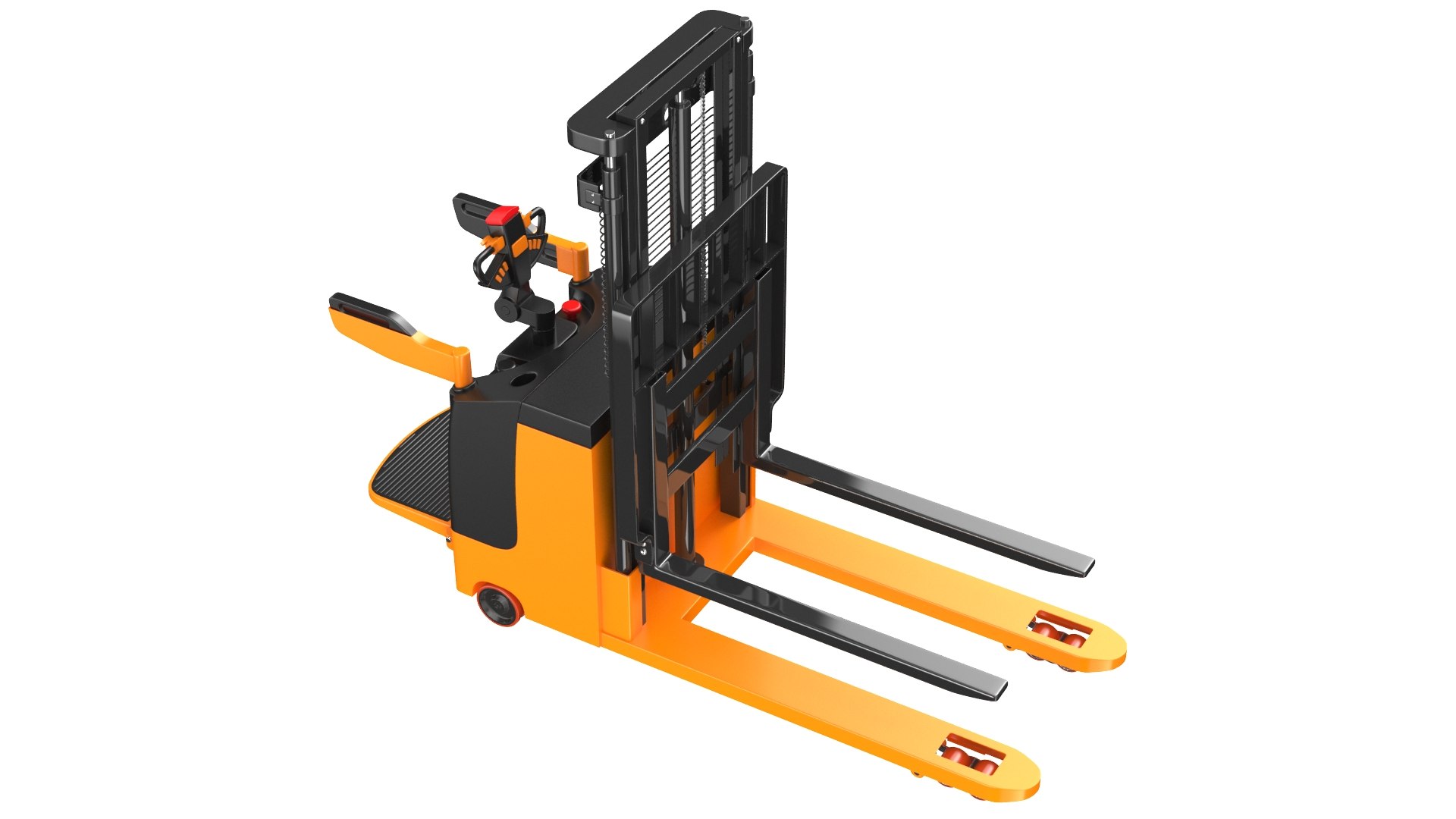 Detailed Electric Pallet Stacker 3D Model - TurboSquid 2119740