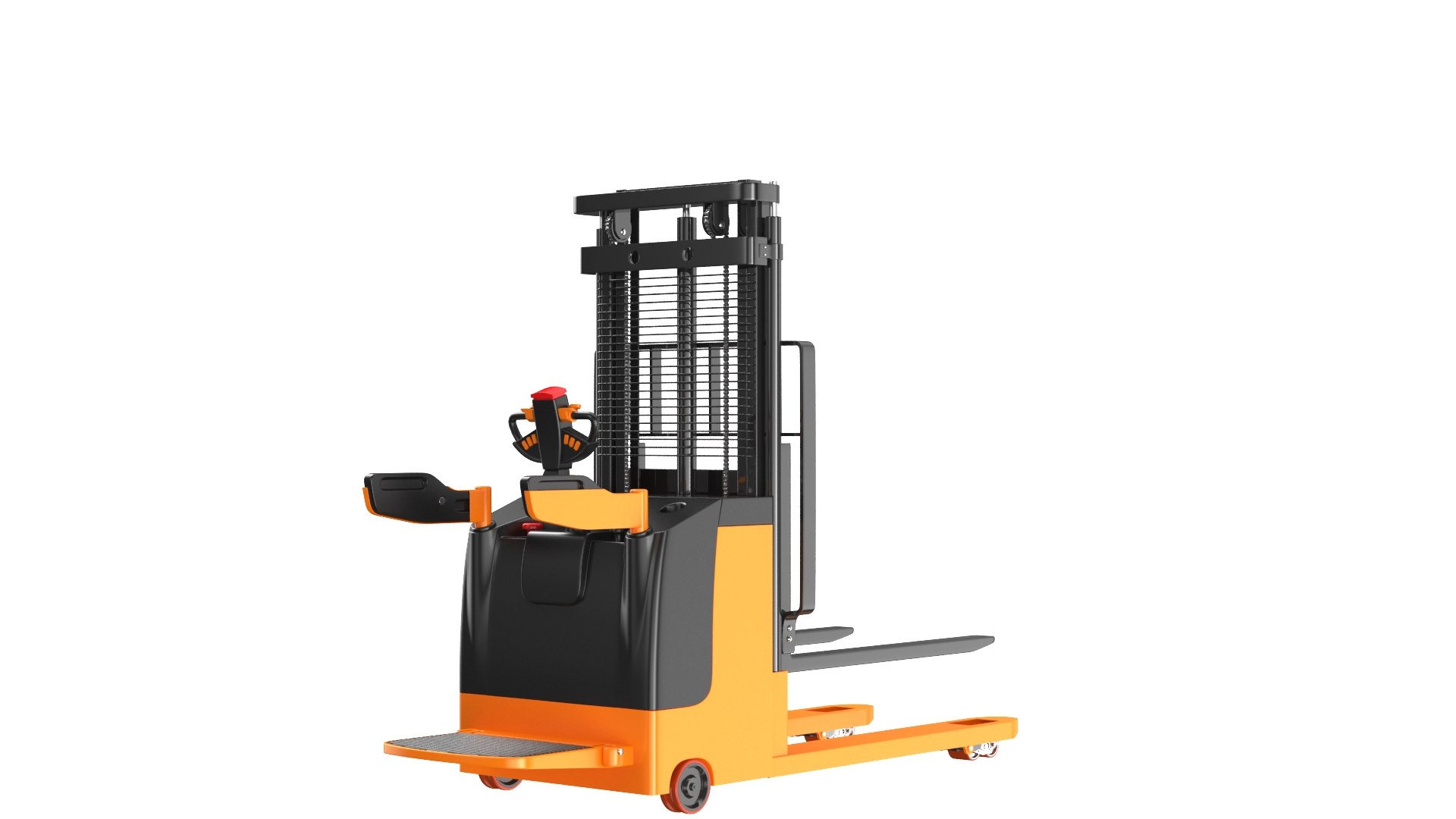 Detailed Electric Pallet Stacker 3D Model - TurboSquid 2119740