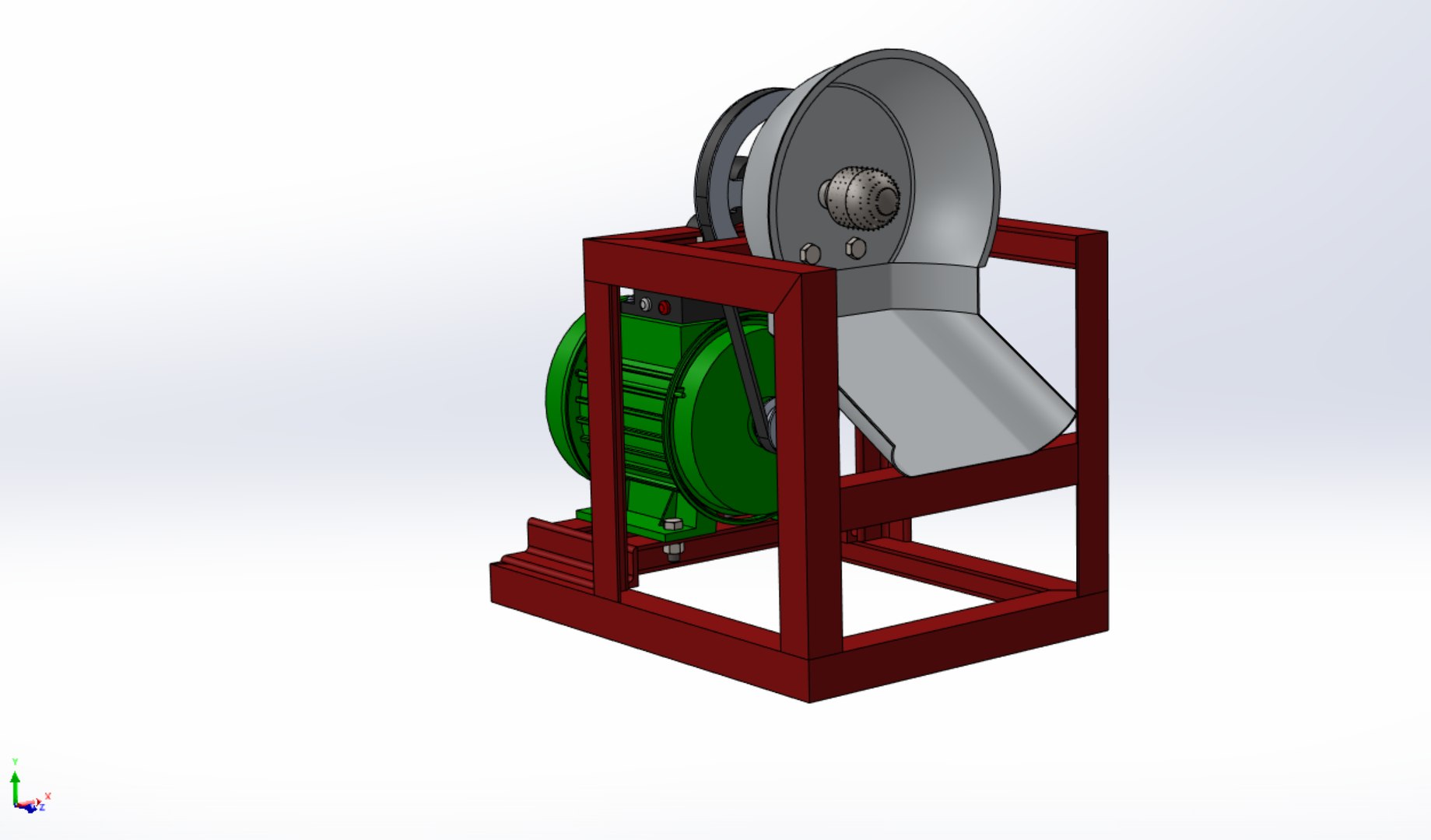 COCONUT GRATING MACHINE GRATER SHREDDER SCRAPER CHOPPER CRUSHER 3D ...
