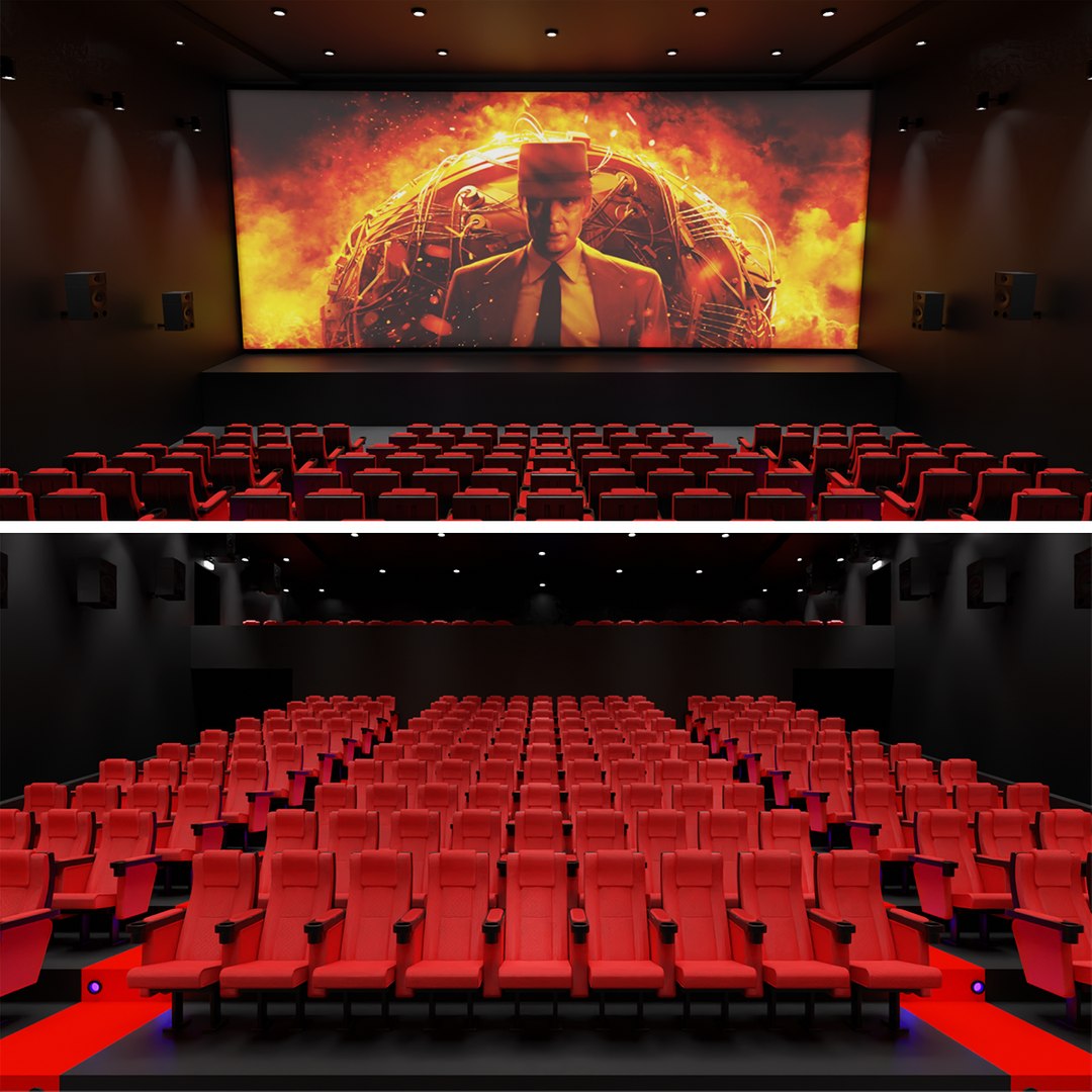 3D Model Cinema Theater 3D Model - TurboSquid 2167696