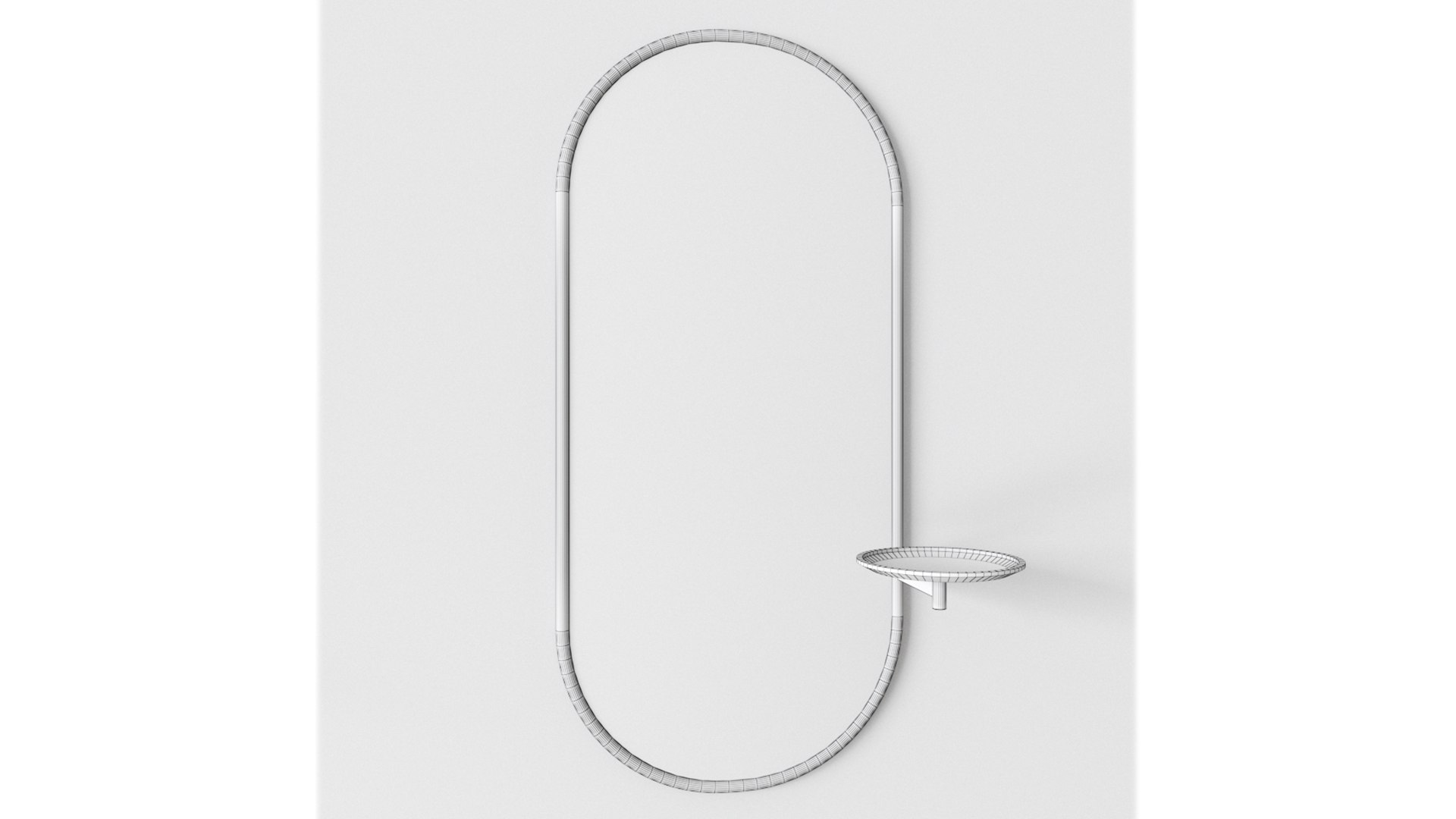 3D MICHELLE Wall-mounted mirror By SP01 - TurboSquid 2118316