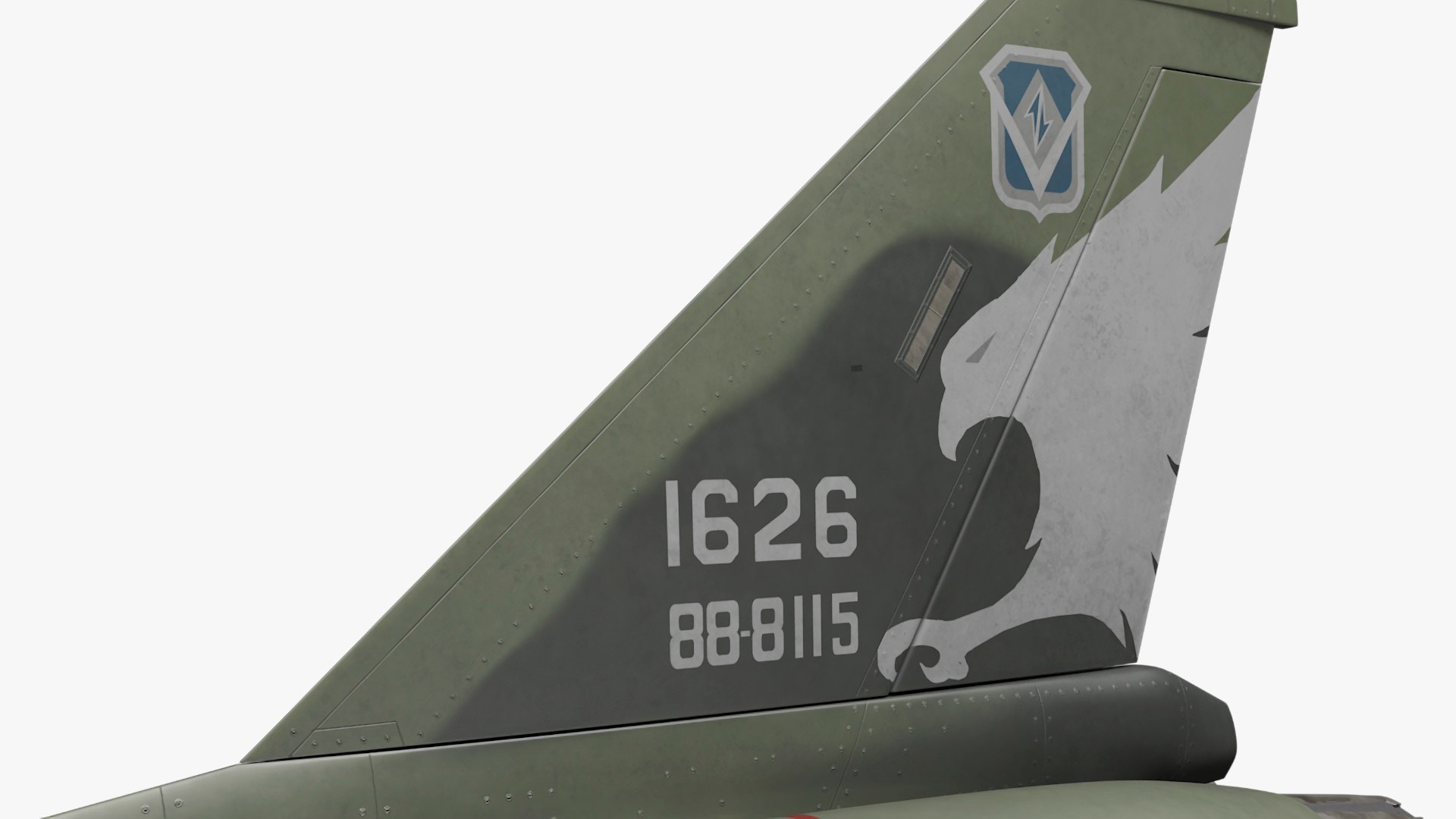 AIDC F-CK-1 Ching-Kuo Fighter Jet Green Rigged For Maya 3D Model ...