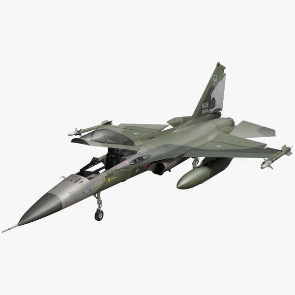 AIDC F-CK-1 Ching-Kuo Fighter Jet Verde equipado para Maya Modelo 3D ...