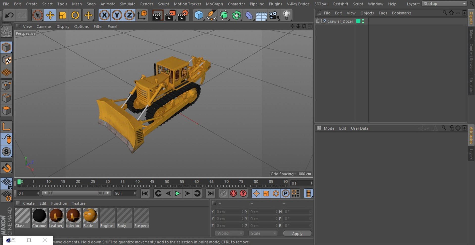 3D model Crawler Dozer - TurboSquid 2136653
