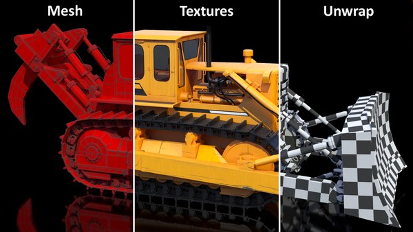 modelo 3d Topadora sobre orugas - TurboSquid 2136653