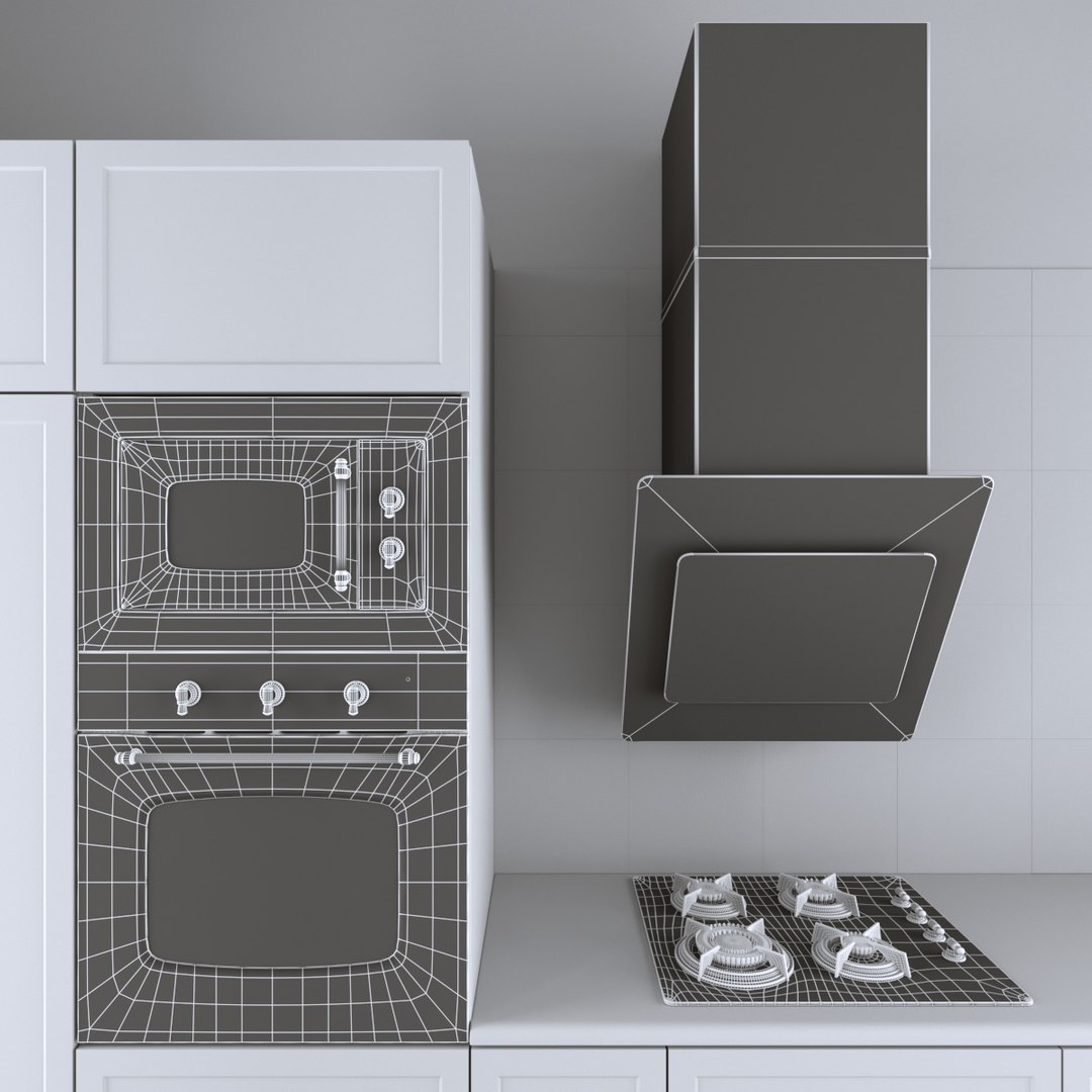 3D Kitchen Appliances Style Model - TurboSquid 1345246