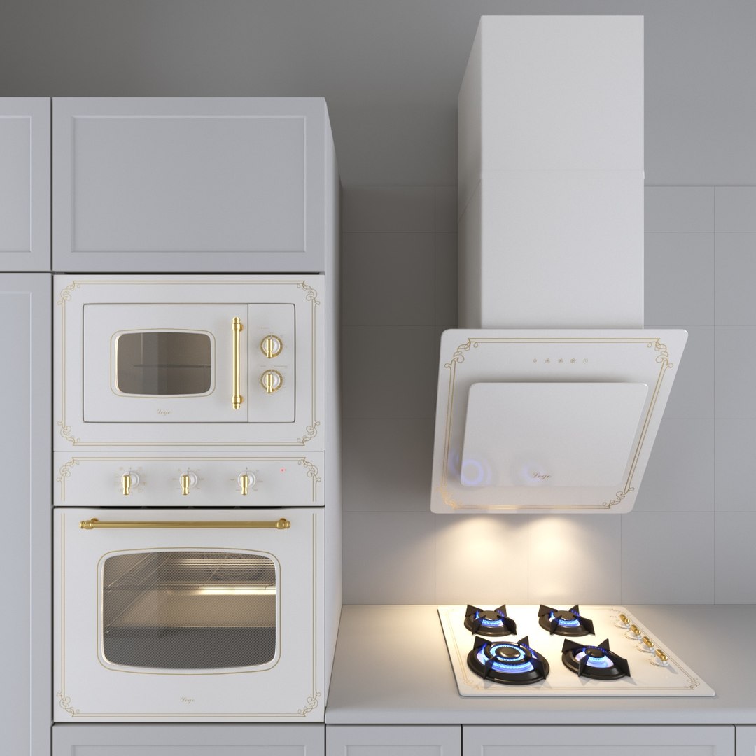 3D Kitchen Appliances Style Model - TurboSquid 1345246