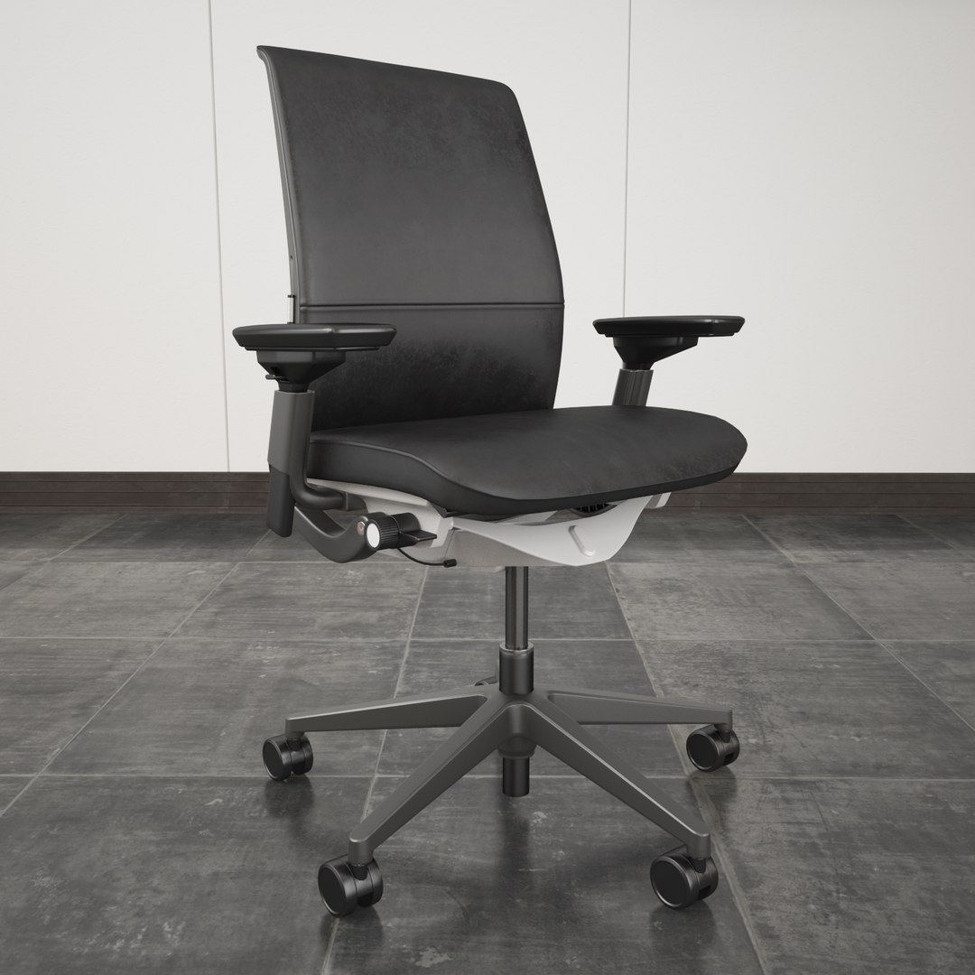 crate barrel - steelcase 3d max