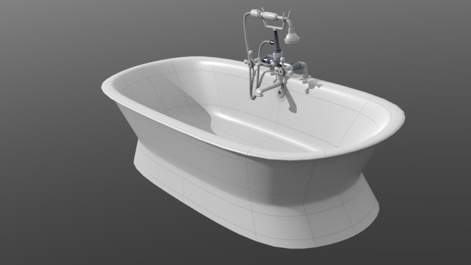 Tub 3D model - TurboSquid 1281693