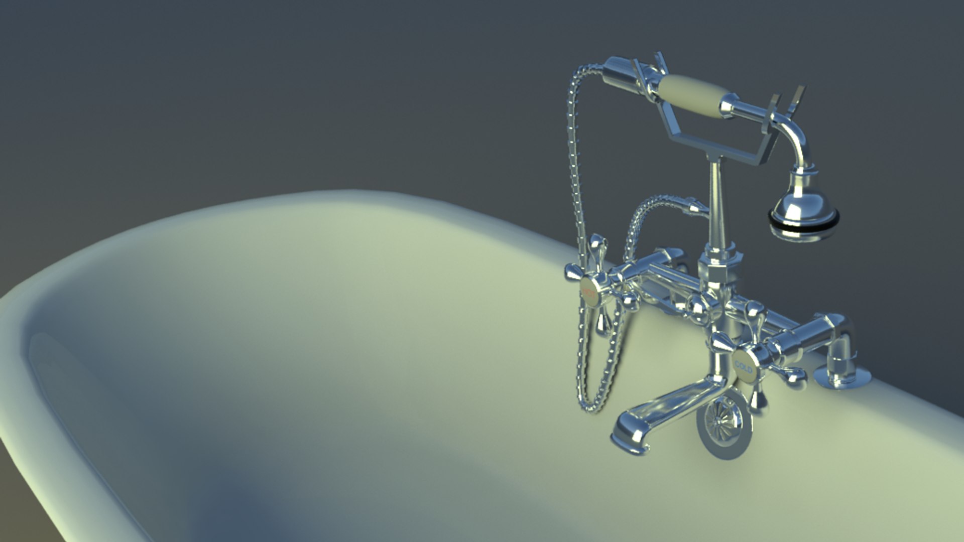 Tub 3D model - TurboSquid 1281693