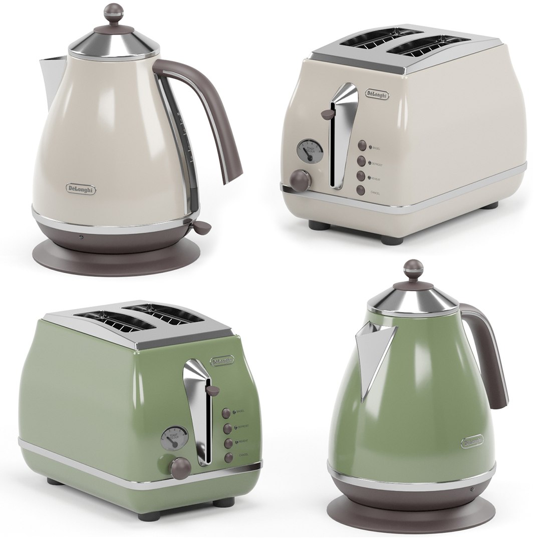 DeLonghi Kitchen Appliance Collection 3D - TurboSquid 2382208