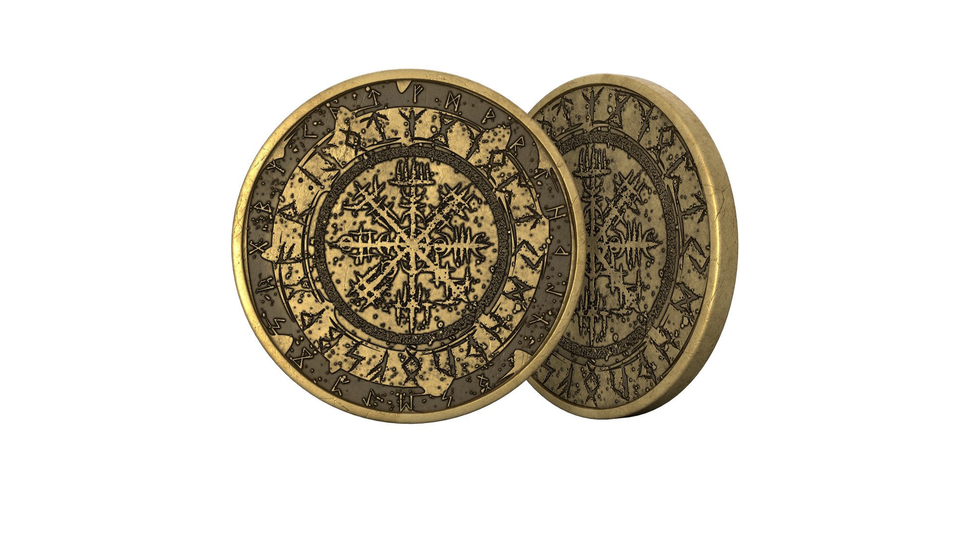 3D Celtic Coin Model - TurboSquid 2126921