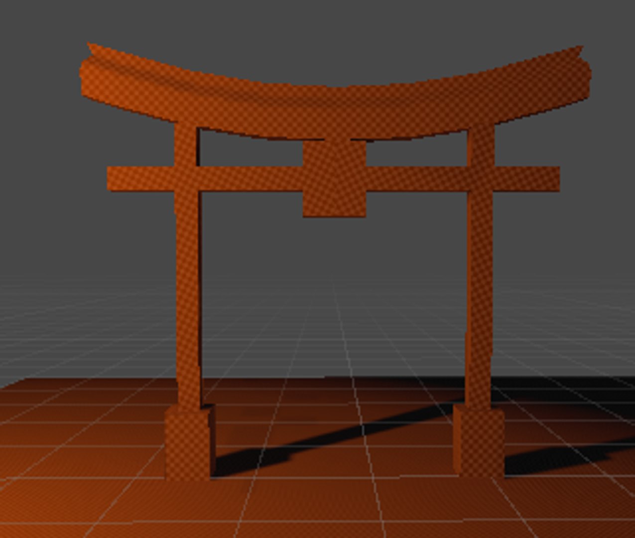Japanese Tori Gate Model - TurboSquid 1481780