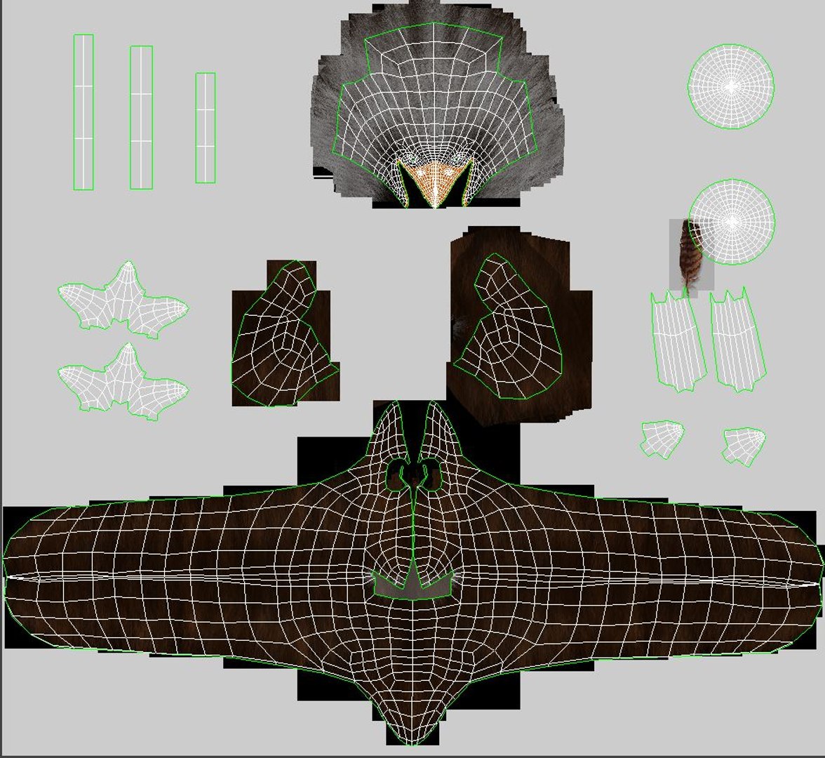 3D rigged eagle model - TurboSquid 1380376