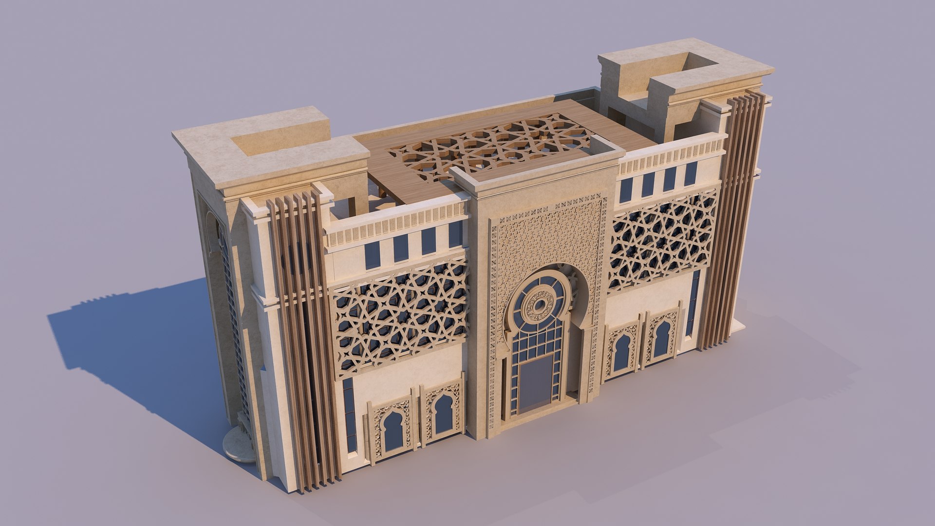 3D 11 Modern Islamic Buildings - Bundle - TurboSquid 2241489