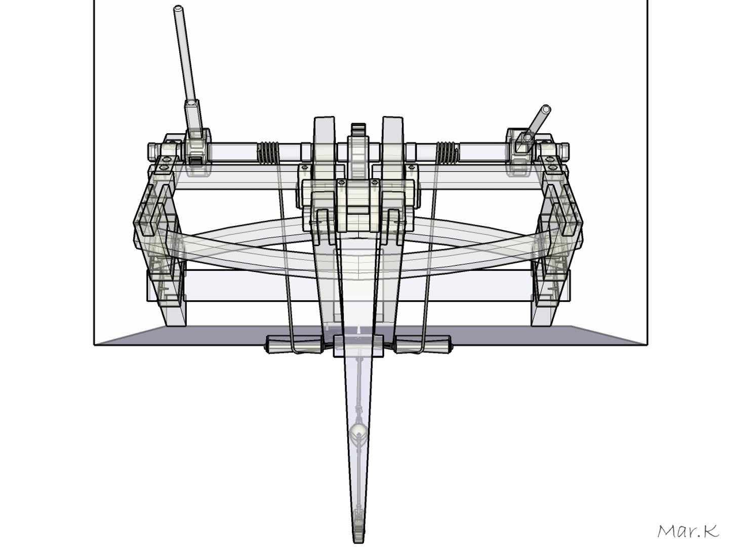 Catapult Rampart 3d Model