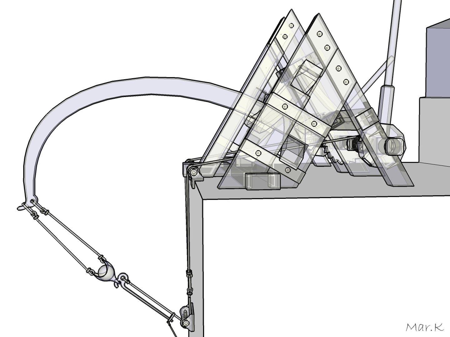 Catapult Rampart 3d Model